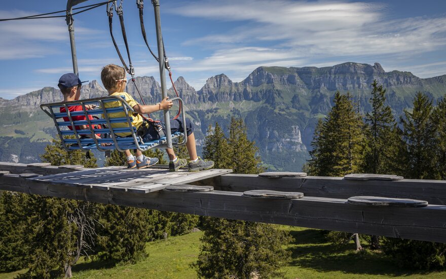 CLiiMBER climbing tower on Flumserberg | Bergbahnen Flumserberg AG