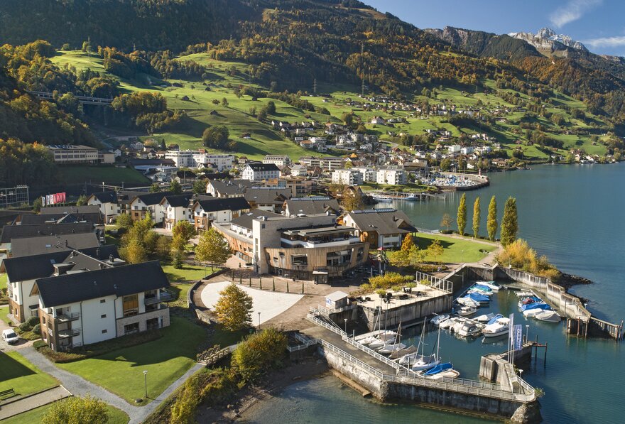 Die Marina Walensee I Bergbahnen Flumserberg