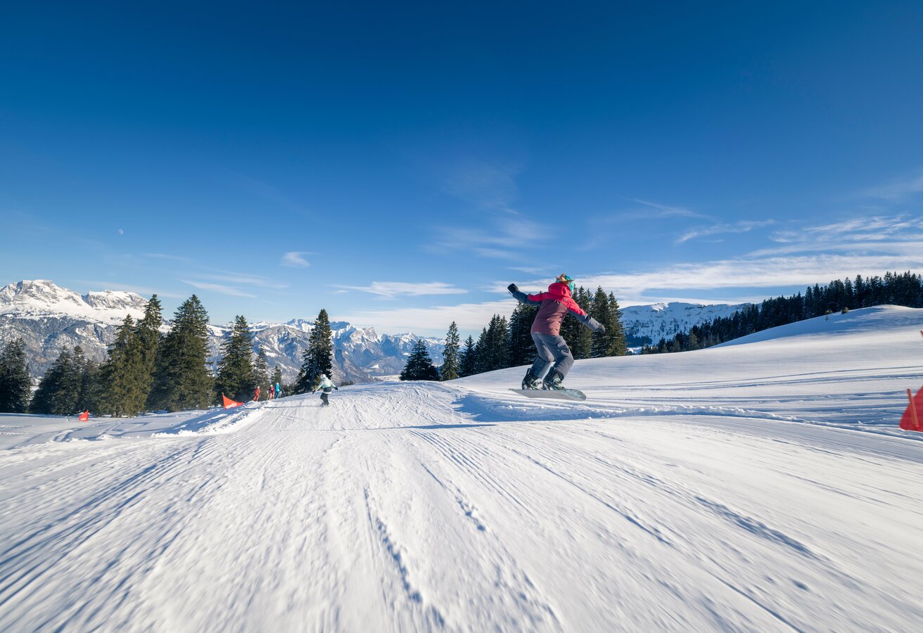 Snow parks for the whole family | Bergbahnen Flumserberg AG